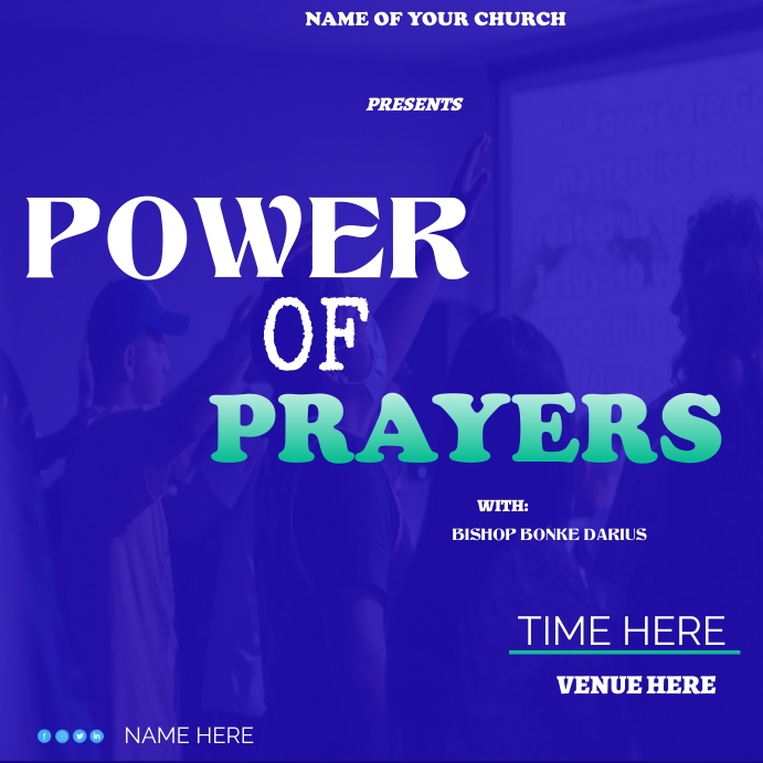 PRAYER FLYER POSTER Template | PosterMyWall