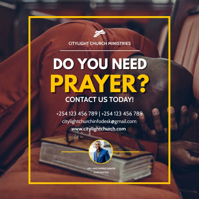 prayer flyer template | PosterMyWall