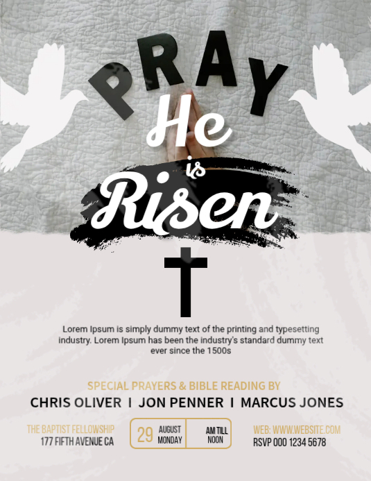 Prayer Flyers Template | PosterMyWall