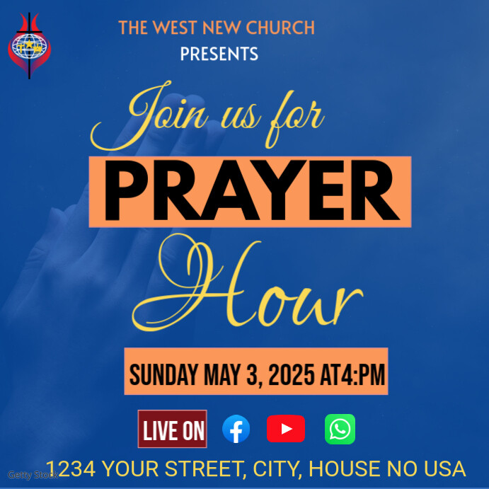 Copy of prayer hour | PosterMyWall