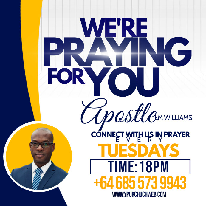 Copy of prayer line | PosterMyWall