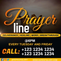 Prayer line flyer Template | PosterMyWall