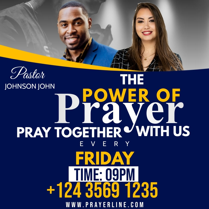 Prayer line Template | PosterMyWall