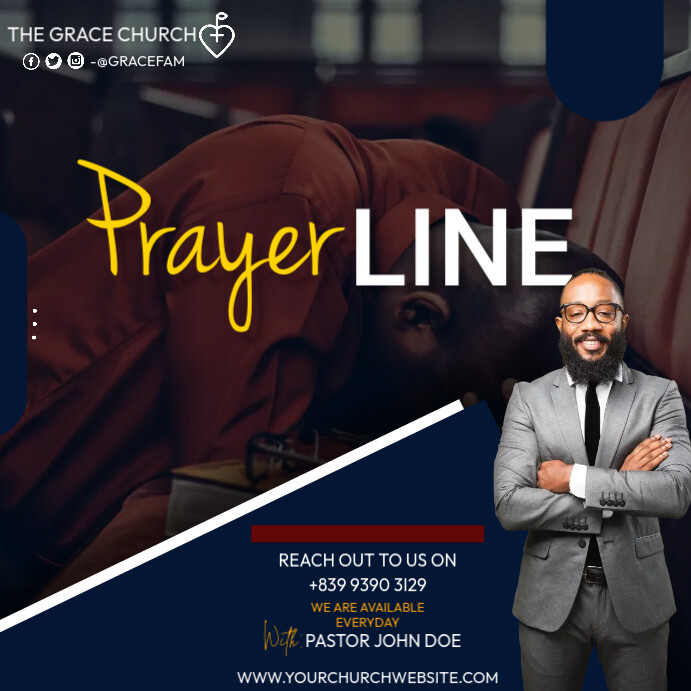 prayer line Template | PosterMyWall