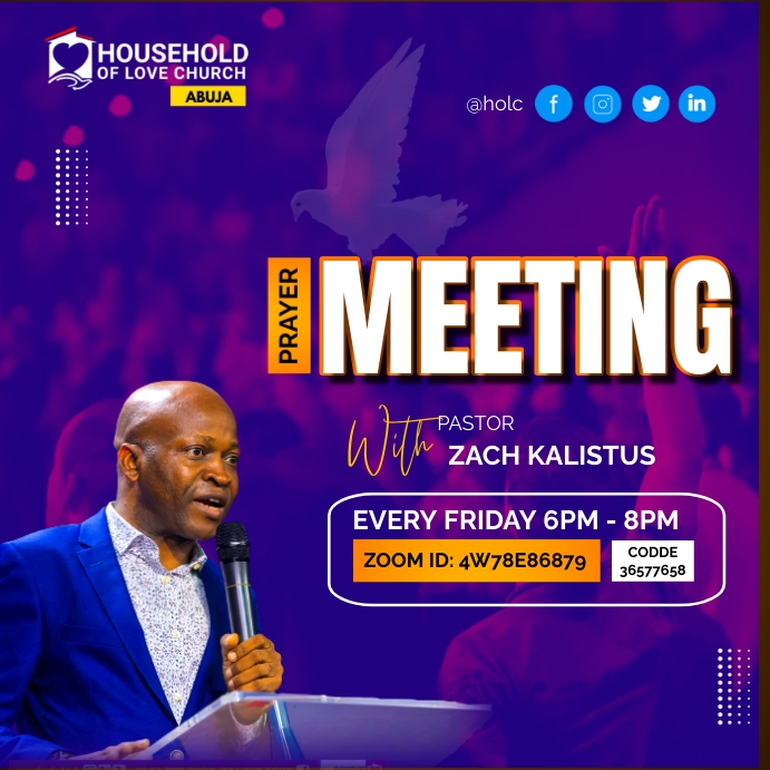 Copy of prayer meeting (27) | PosterMyWall