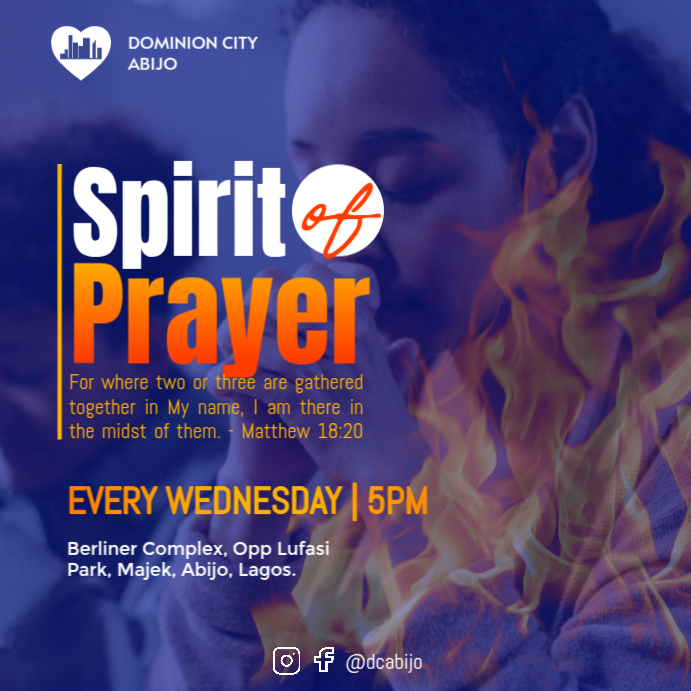 Prayer meeting Template | PosterMyWall