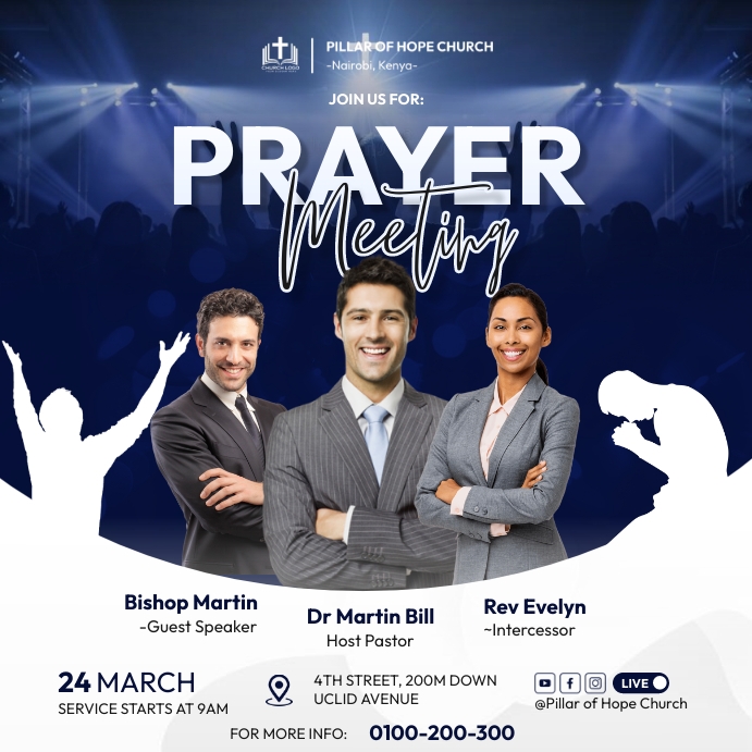 Prayer meeting Template | PosterMyWall