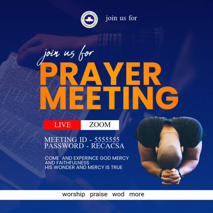 Prayer meeting Template | PosterMyWall