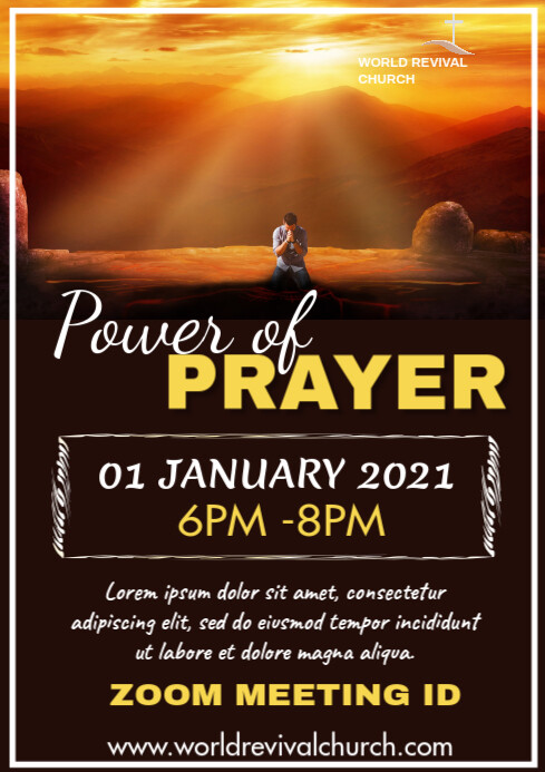 Prayer meeting Template | PosterMyWall