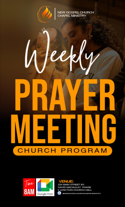 Prayer meeting Template | PosterMyWall