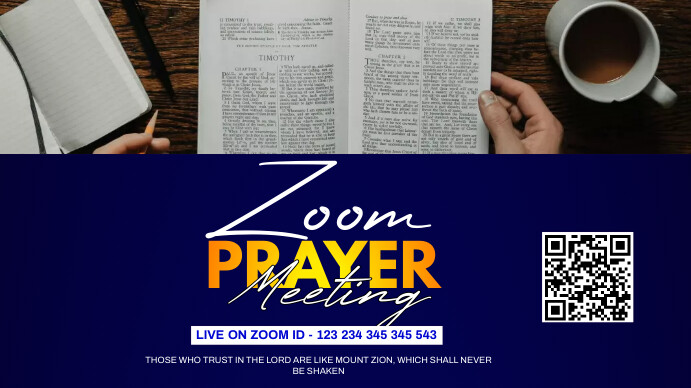 prayer meeting Template | PosterMyWall
