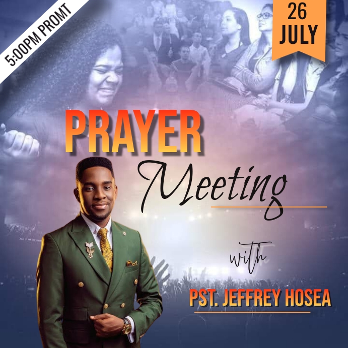 Prayer meeting flyer Template | PosterMyWall