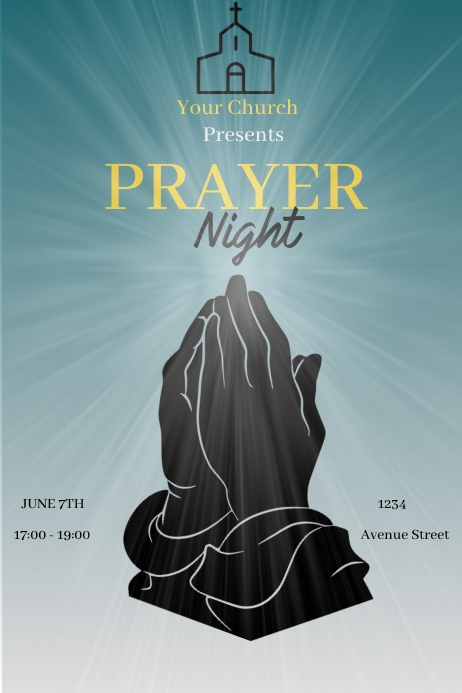 prayer night Template | PosterMyWall