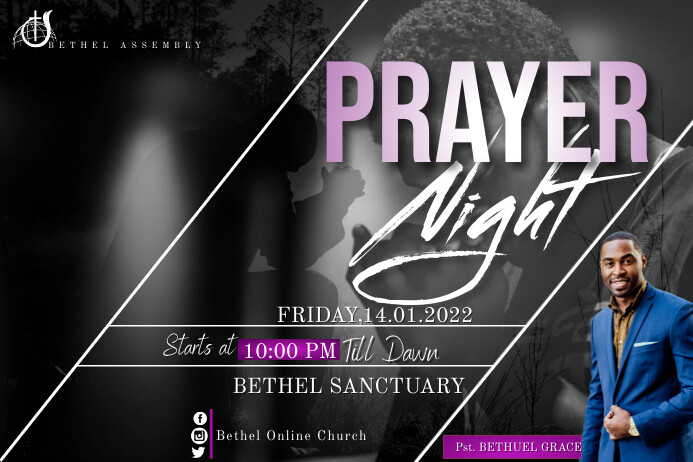 Prayer Night Template | PosterMyWall