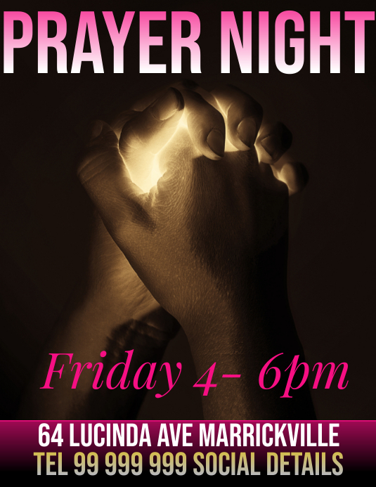 prayer night Template | PosterMyWall