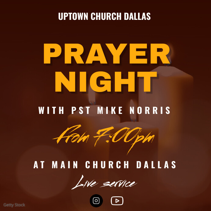 prayer NIGHT Template | PosterMyWall
