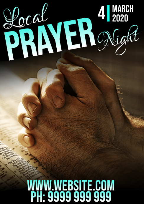 prayer night Template | PosterMyWall