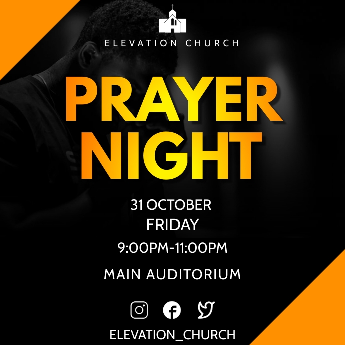 prayer night Template | PosterMyWall