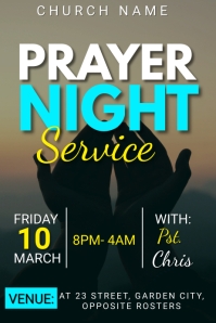 prayer night Template | PosterMyWall