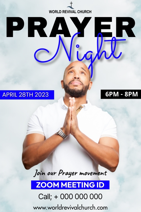 Prayer Night Template | PosterMyWall