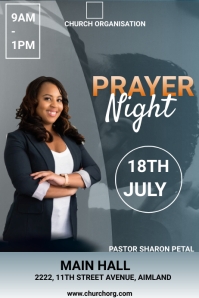 prayer night Template | PosterMyWall
