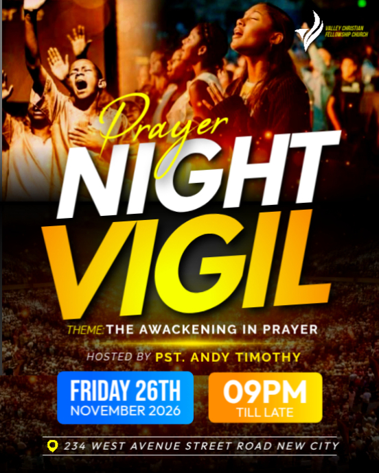 Prayer Night Vigil Overnight Kesha Praise And Worship Church Service ...