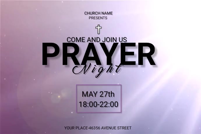 PRAYER POSTER Template | PosterMyWall