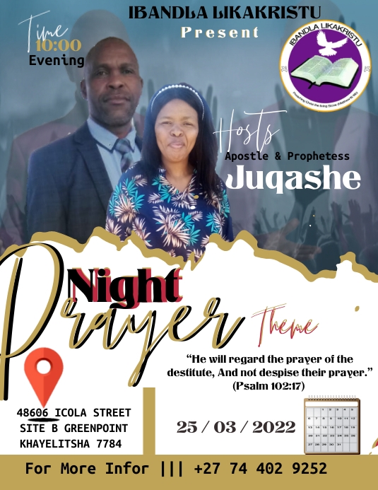 Prayer poster Template | PosterMyWall
