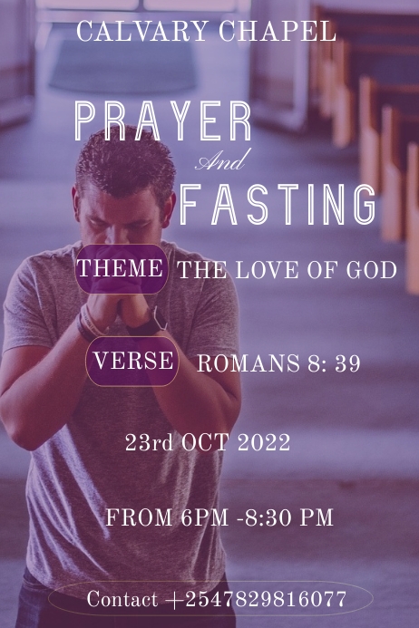 Prayer poster Template | PosterMyWall