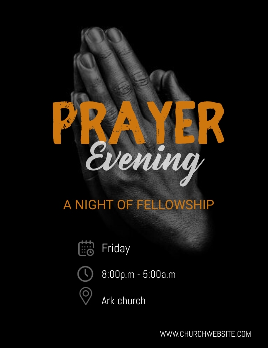 Prayer Poster Template | PosterMyWall