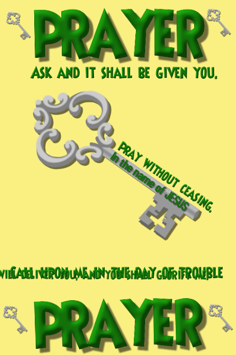 Prayer Template | PosterMyWall