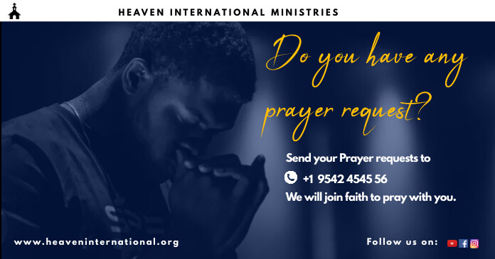 prayer request flyer Template | PosterMyWall