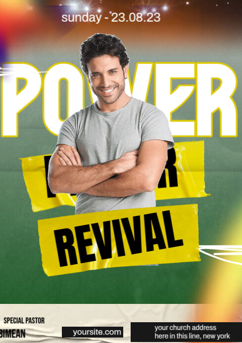 Plantilla de Prayer Revival Ads | PosterMyWall