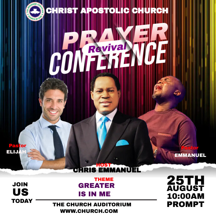 Copy of PRAYER REVIVAL CONFERENCE | PosterMyWall