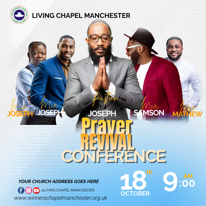 Copy of PRAYER REVIVAL CONFERENCE | PosterMyWall