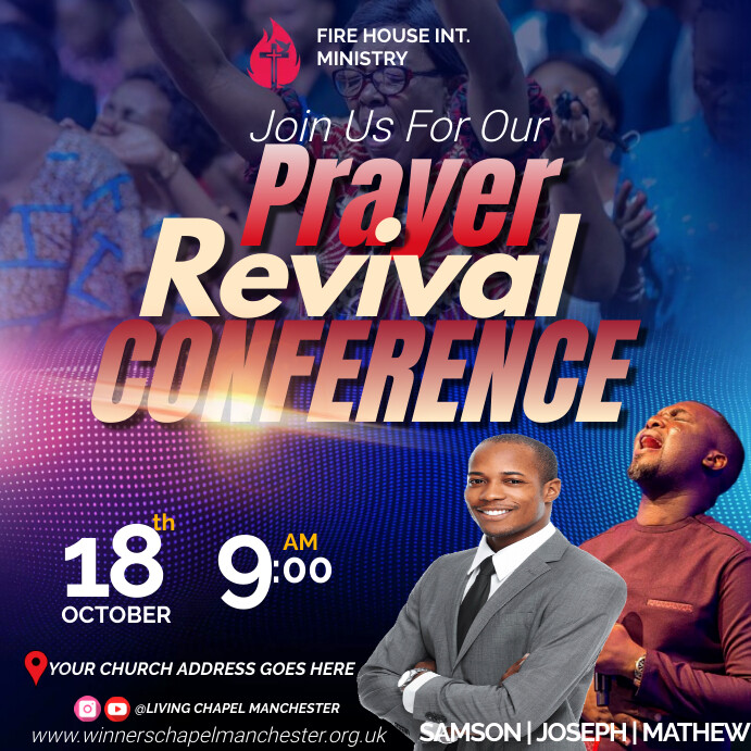 PRAYER REVIVAL CONFERENCE | PosterMyWall