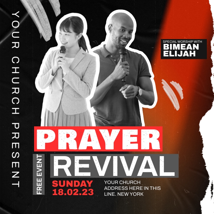 Copy of Prayer Revival | PosterMyWall