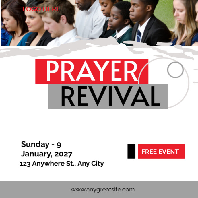 Prayer Revival Template | PosterMyWall