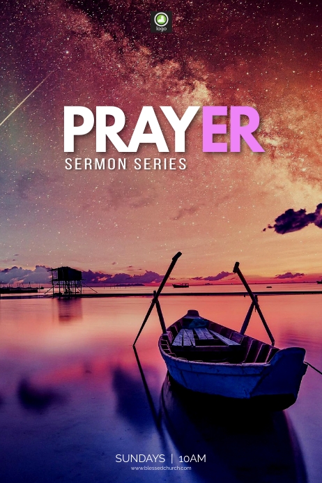 Prayer Sermon series Template | PosterMyWall