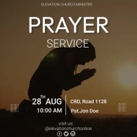 Prayer service Template | PosterMyWall