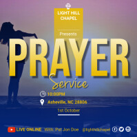 PRAYER SERVICE (12) Template | PosterMyWall