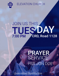 PRAYER SERVICE (8) Template | PosterMyWall