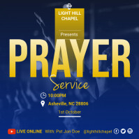 PRAYER SERVICE (12) Template | PosterMyWall