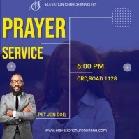 EVENING SERVICE POSTER Template | PosterMyWall