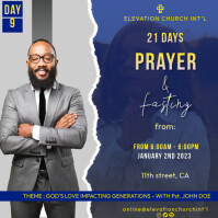 Daily Prayer Post Template | PosterMyWall