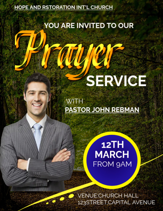 Layanan Doa Templat | PosterMyWall