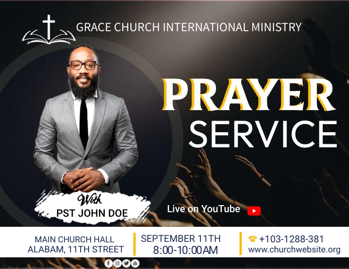 Ibadah Templat | PosterMyWall