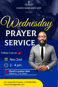 Prayer Service Template | PosterMyWall