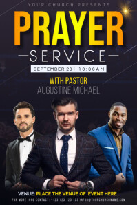 Prayer Service Template | PosterMyWall