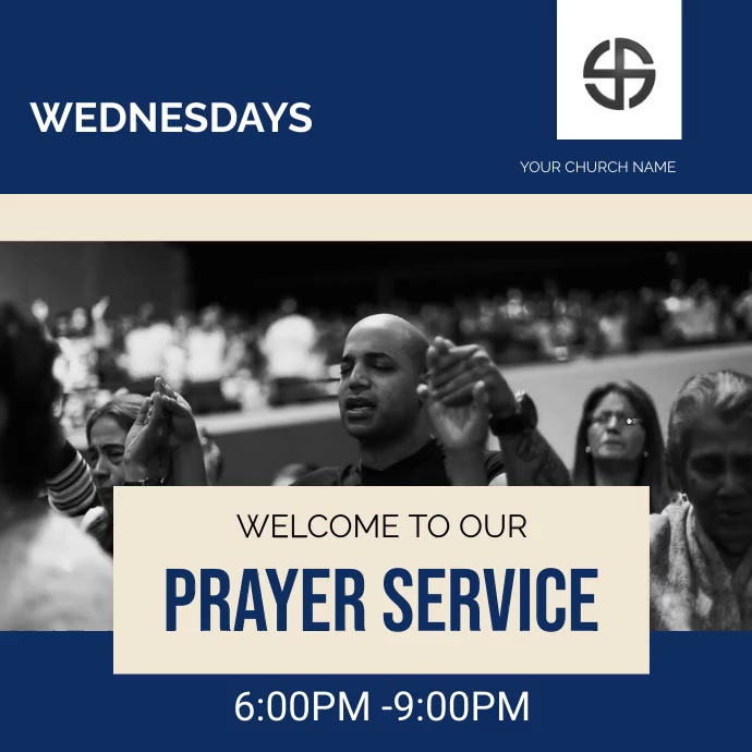 Prayer service Template | PosterMyWall